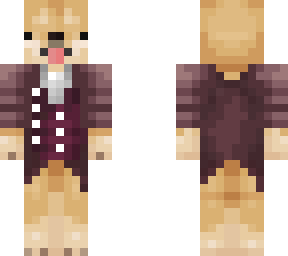 Doge minecraft skin layout - shoedsae
