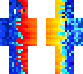Fire v. Ice | Minecraft Skin