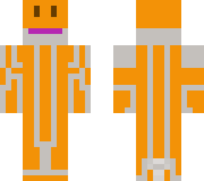 Orange Robot | Minecraft Skins