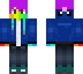 popplio rainbow boy | Minecraft Skin