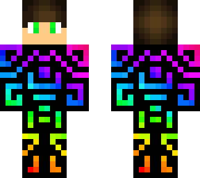 rainbow pro gamer | Minecraft Skin