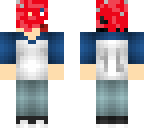 the walking dead Glenn head smashed in | Minecraft Skin
