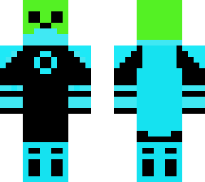 Tron Iron Creeper | Minecraft Skin