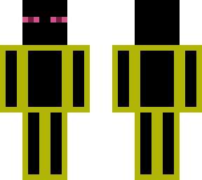 Yellow enderman | Minecraft Skin