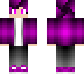 A Cool Purple Boy | Minecraft Skin