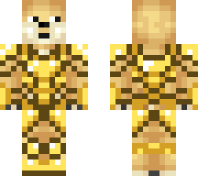 doge with full armour outer layer | Minecraft Skin