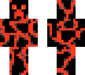 MAGMA Creeper | Minecraft Skin