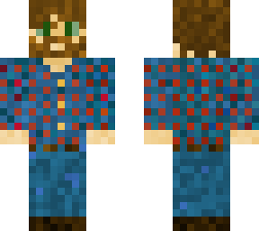 Wood goes chop-chop better eyes | Minecraft Skin