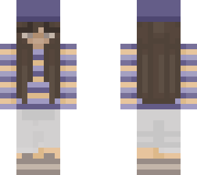edited hat girl skin | Minecraft Skin