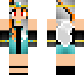 Halloween Albino Werewolf Girl Female Minecraft Skins