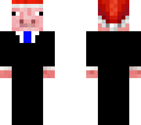Pig in suit | Minecraft Skin