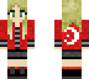 Red Moon Girl | Minecraft Skin