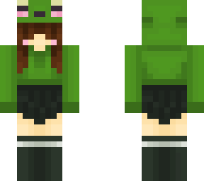 Frog Girl | Minecraft Skin
