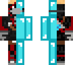 Skeppy/Badboyhalo BALD with CORONA MASK | Minecraft Skin