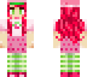 strawberry shortcake truskawkowe ciastko | Minecraft Skin