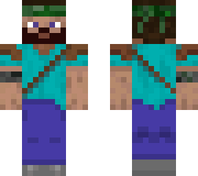 Battle Steve (beard) | Minecraft Skin