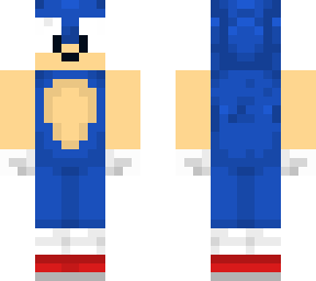 Classic sonic | Minecraft Skin