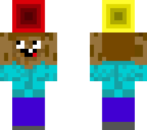 steve holding block | Minecraft Skin