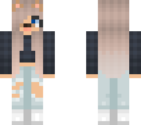 Cute dog girl | Minecraft Skin