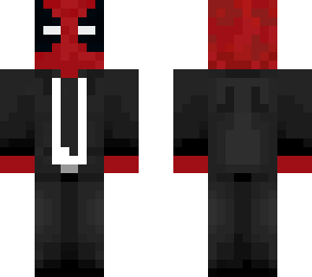 Deadpool Suit and tie | Minecraft Skin