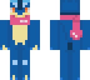 greninja pokemon | Minecraft Skins