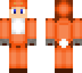Itsfoxcraft w/ claws | Minecraft Skin