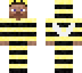 Steve in a bee costume | Minecraft Skin