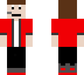 Super Red Gamer | Minecraft Skin