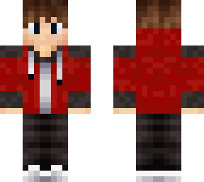Upgraded Red Cool Boy | Minecraft Skin