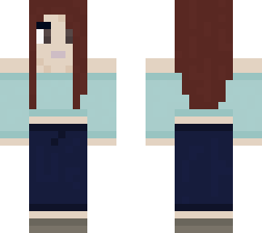 Off-the-shoulder look | Minecraft Skin