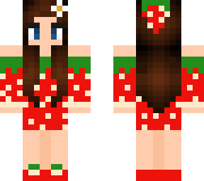 Strawberry Girl | Minecraft Skins
