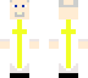 Catholic priest (white vestments) | Minecraft Skin