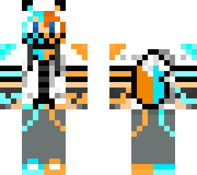 Blue Ice Wolf | Minecraft Skins