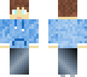 Blue hoodie boy | Minecraft Skin