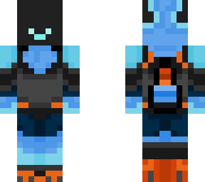 Blue Protogen Minecraft Skins