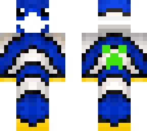 Corona Blue Fish | Minecraft Skin