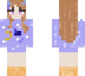 Cute Moon Demon Girl | Minecraft Skin