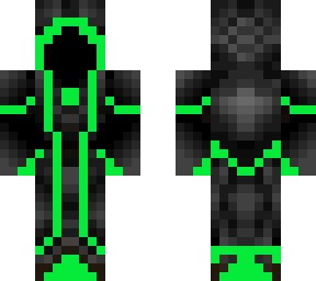 White Black Green Minecraft Skins