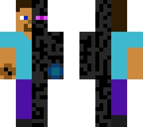 half and half | Minecraft Skin