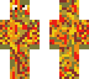 lava person | Minecraft Skin