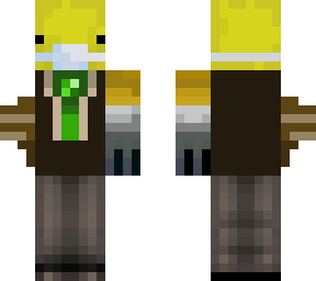 Lemon head with costume | Minecraft Skin