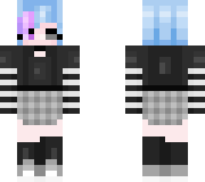 striped edgy strings | Minecraft Skin
