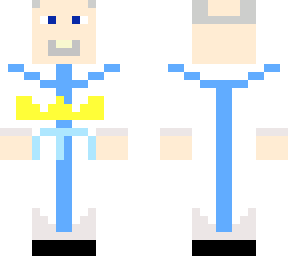Catholic priest (marian vestments) | Minecraft Skin