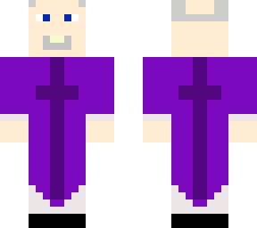 Catholic priest (purple vestments) | Minecraft Skin