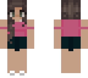 Cute brown hair girl | Minecraft Skin