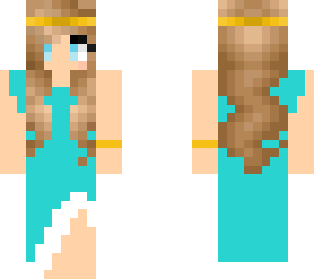 Cyan Princess | Minecraft Skin