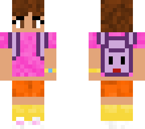 Dora the explorer | Minecraft Skin
