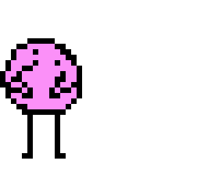 Flamingo Berd with a white background | Minecraft Skin