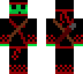 ninja green slime | Minecraft Skin