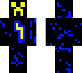 lightning creeper | Minecraft Skins